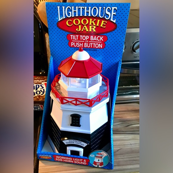 fundamental too ltd | Kitchen | New 999 Lighthouse Cookie Jar Light Up ...